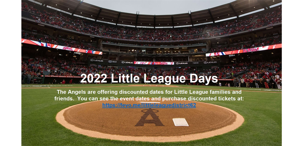 CA Distict 62 Little League > Home